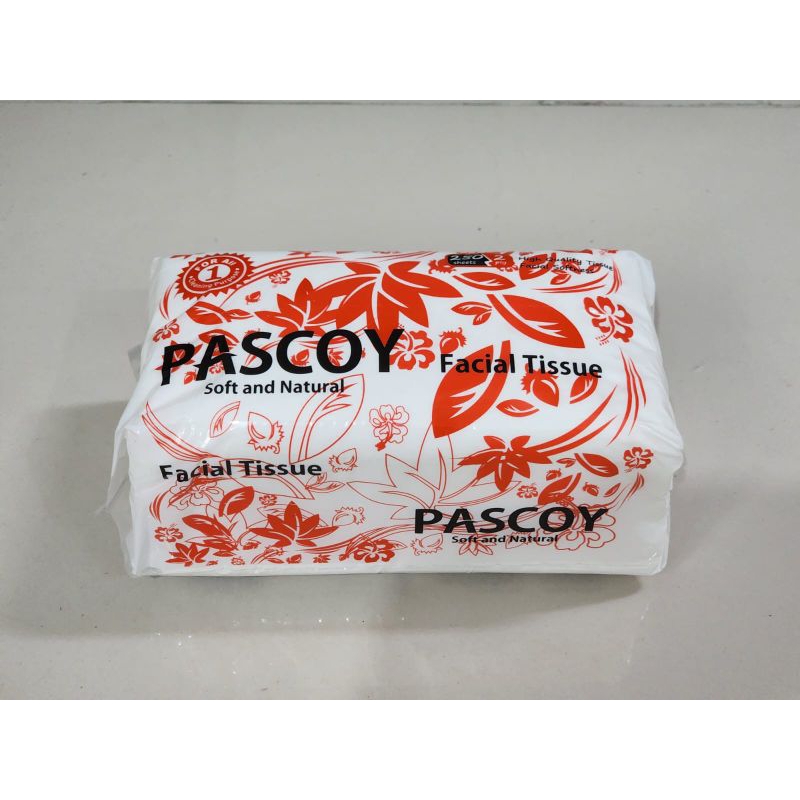 Jual Tissue PASCOY / Tissue Facial 2 PLY/ Tisu isi 250 Sheets | Shopee ...