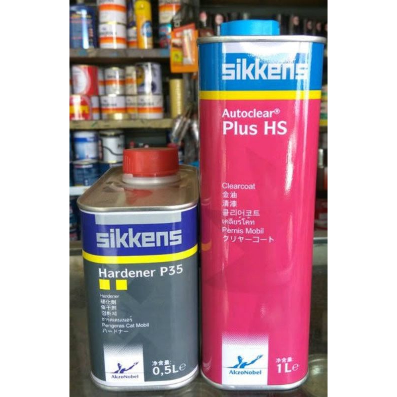 Jual Clear sikken / Clear sikkens Hs Eceran 1/2.L Hardener P35 1/4.L 2: ...