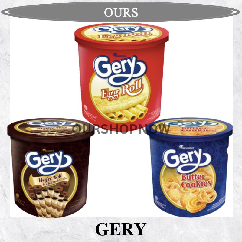 Jual BISKUIT GERY HOLLAND BUTTER COOKIES KEMASAN KALENG ourshopnow ...