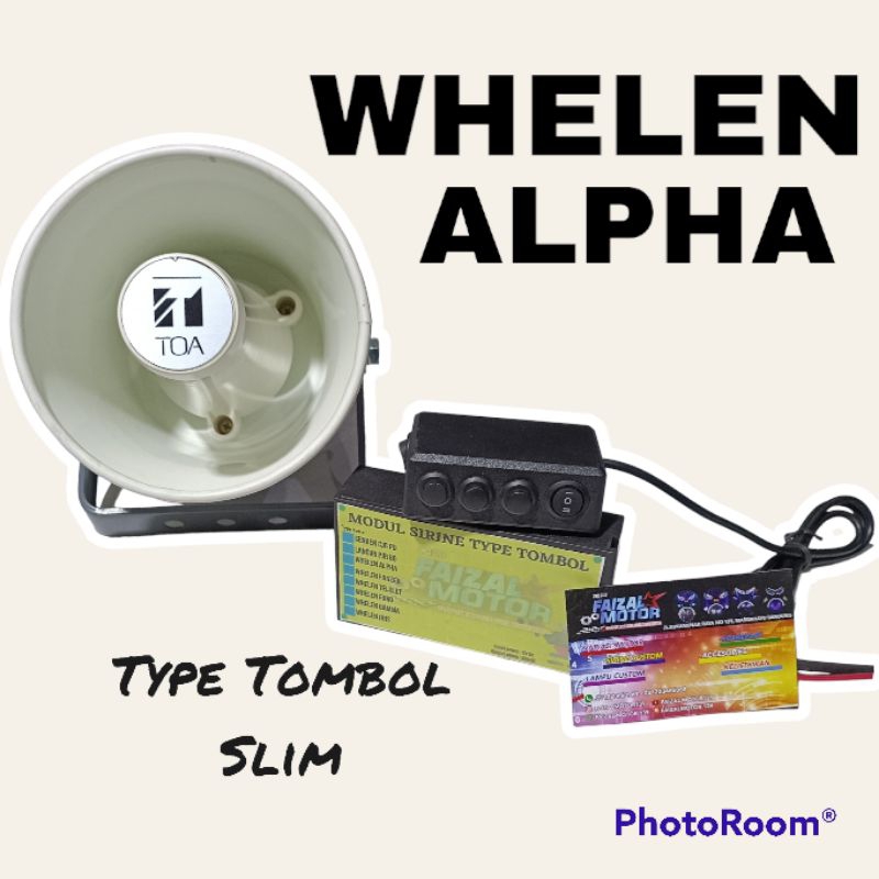 Jual SIRINE SATU PAKET WHELEN ALPHA+SPIKER TOA CUSTOM | Shopee Indonesia