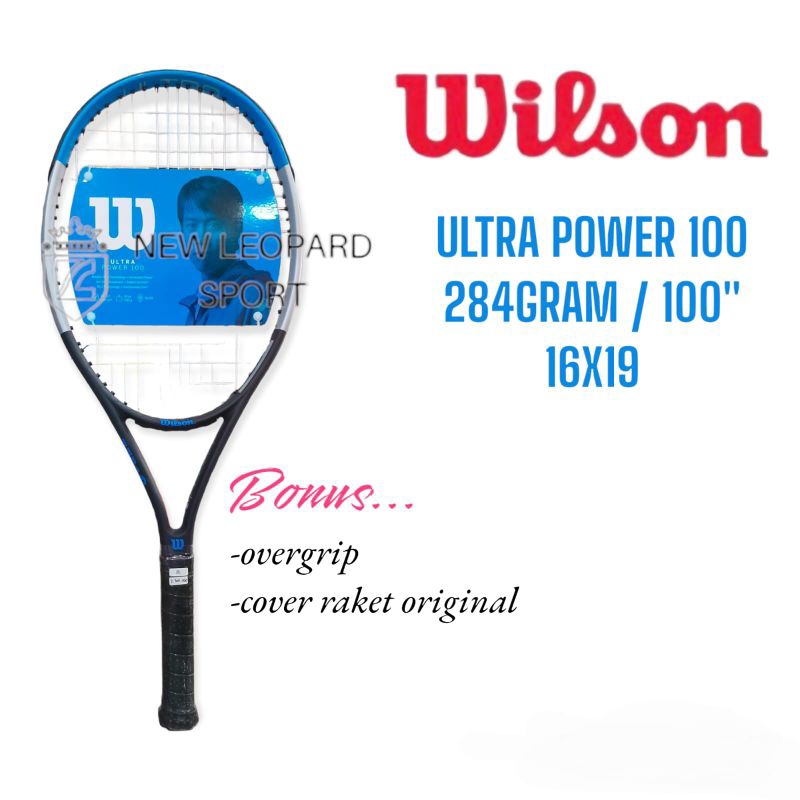 Jual Raket tenis wilson ultra power 100 284gram | Shopee Indonesia
