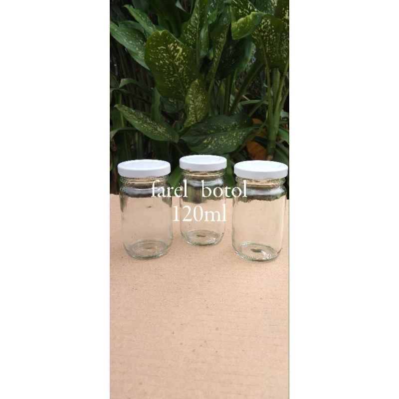 Jual botol kaca jar 120ml barang baru (isi paket 50pcs) | Shopee Indonesia
