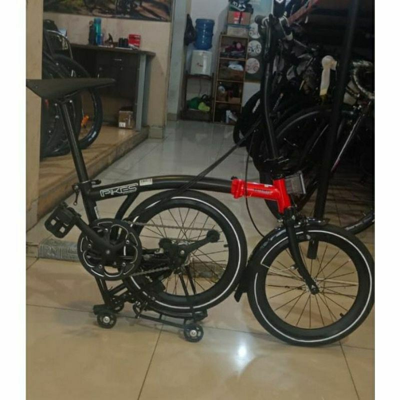Jual Sepeda Lipat Pikes Gen 2 Dark Blood | Shopee Indonesia