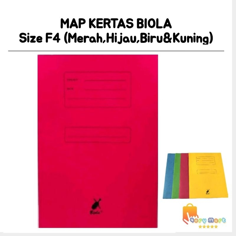 Jual MAP KERTAS F4 MERK BIOLA | STOPMAP BIOLA | Shopee Indonesia