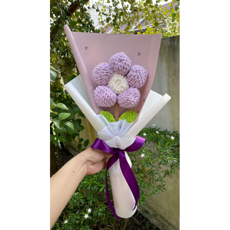 Jual BUKET BUNGA | FLOWER BOUQUET RAJUT | CROCHET WISUDA | BUKET WISUDA ...