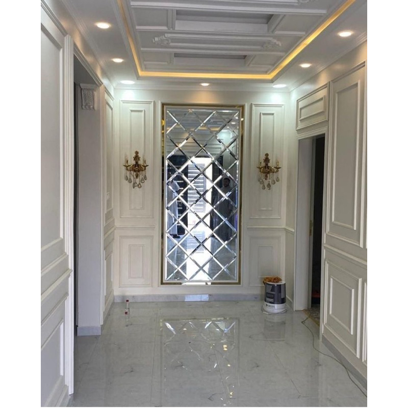 Jual Paket Set Kaca Cermin Moulding 170CM X 100CM NON BEVEL Termurah ...