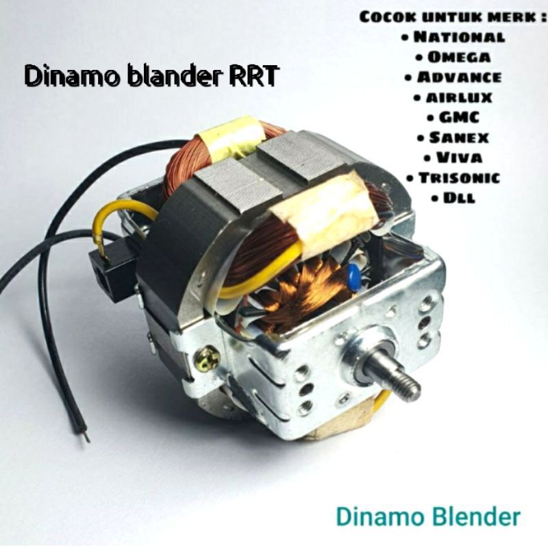 Jual Dinamo Motor Blender Model RRT NATIONAL Viva/Omega/Gmc/Todachi/Tdc ...