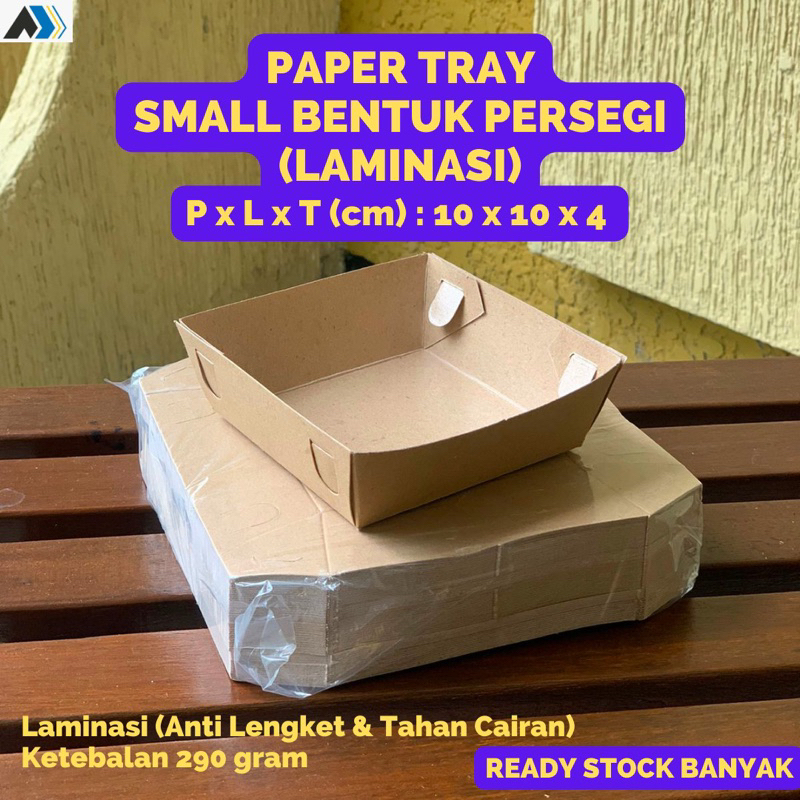 Jual Paper Tray Makanan Laminasi | Paper Food Tray | Nampan Kertas - S ...