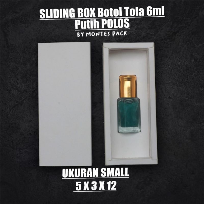 Jual MINI SLIDING BOX / Untuk botol tola 6ml / Sliding Box SMALL / Box ...