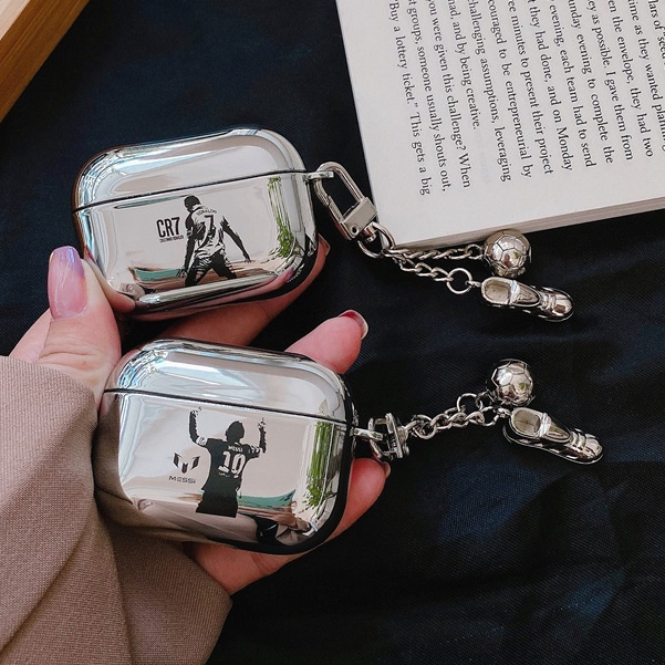Jual Airpods Case 1 2 3 Pro 2 Lionel Messi Cr7 Soft Case | Shopee Indonesia