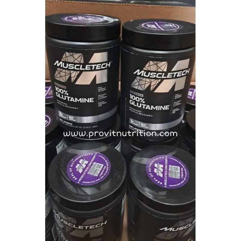 Jual Muscletech - Platinum 100% Glutamine 60 x Serving | Post Workout ...