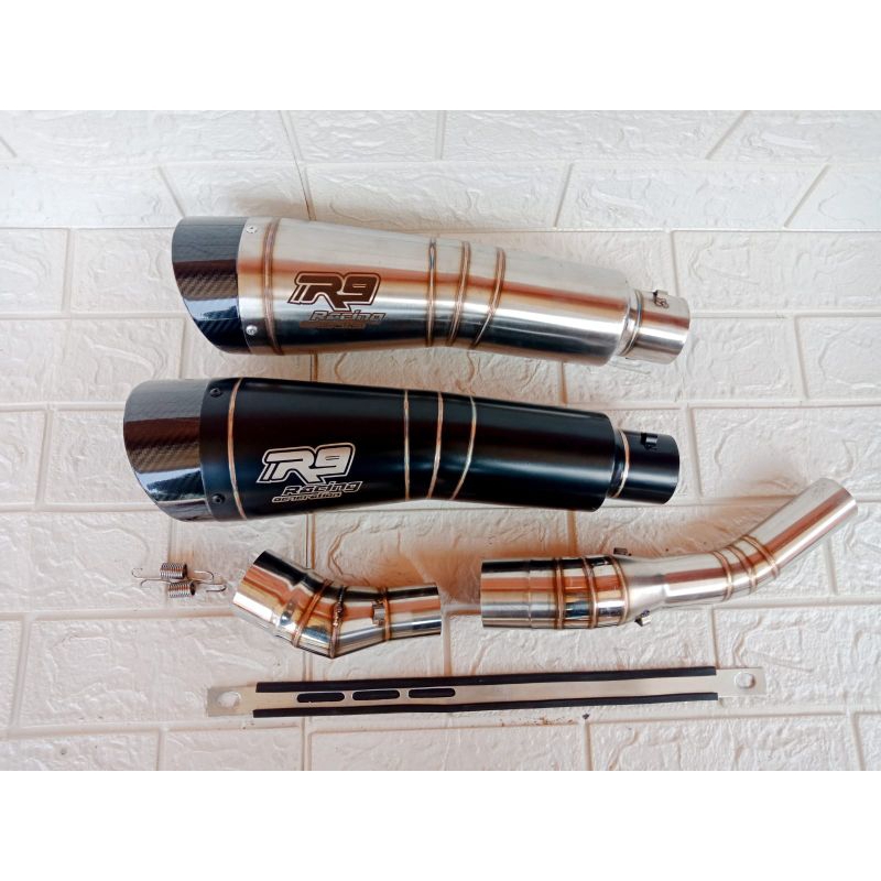 Jual knalpot racing R9 ninja 250 fi mono Z250sl R25 MT25 cbr rr CBR ...