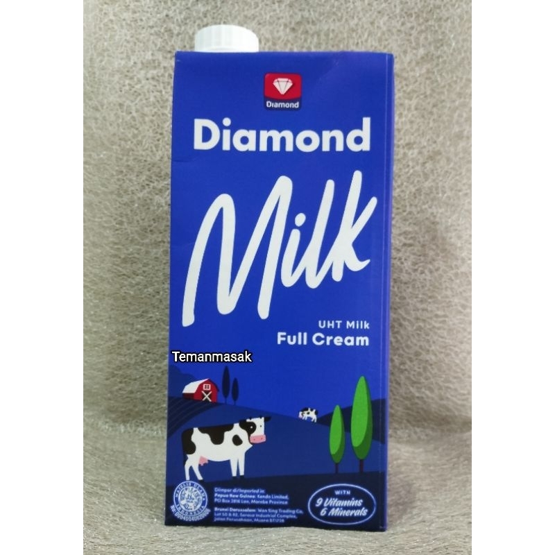 Jual Susu UHT full cream Diamond 1 Liter | Shopee Indonesia
