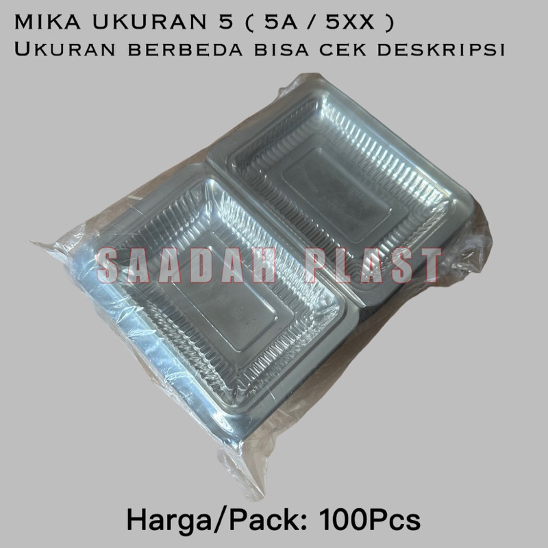 Jual (ISI 100) MIKA UKURAN 5 / TRAY KUE BENING 5A 5B 5C 5XX 5XC ...