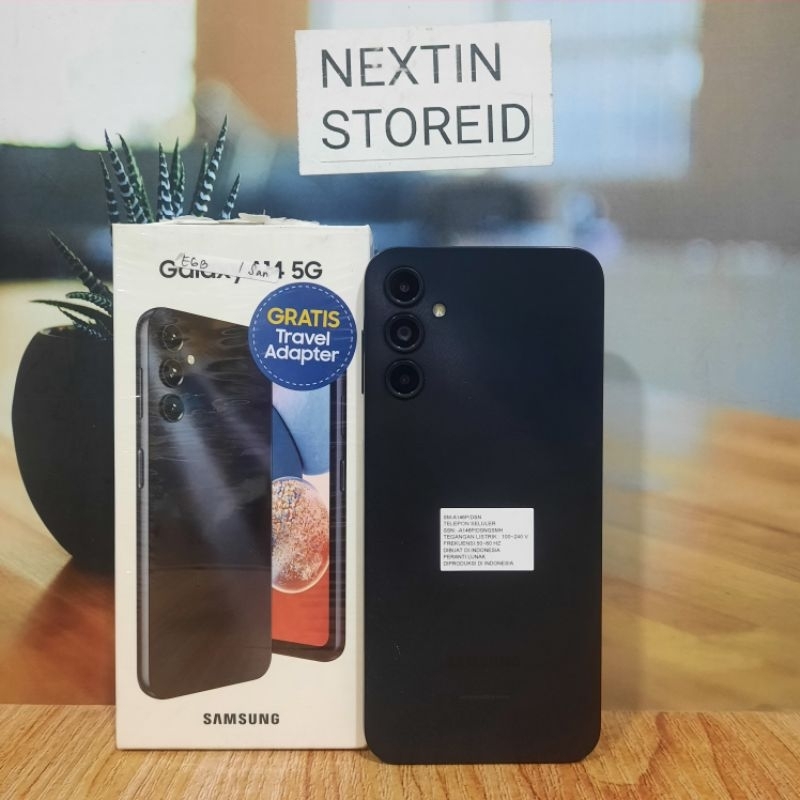 Jual SAMSUNG GALAXY A14 5G 6/128 SECOND FULLSET | Shopee Indonesia