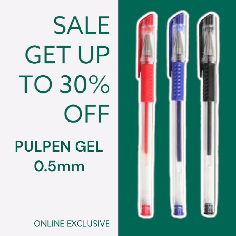 Jual PULPEN GEL 0.5mm | Shopee Indonesia