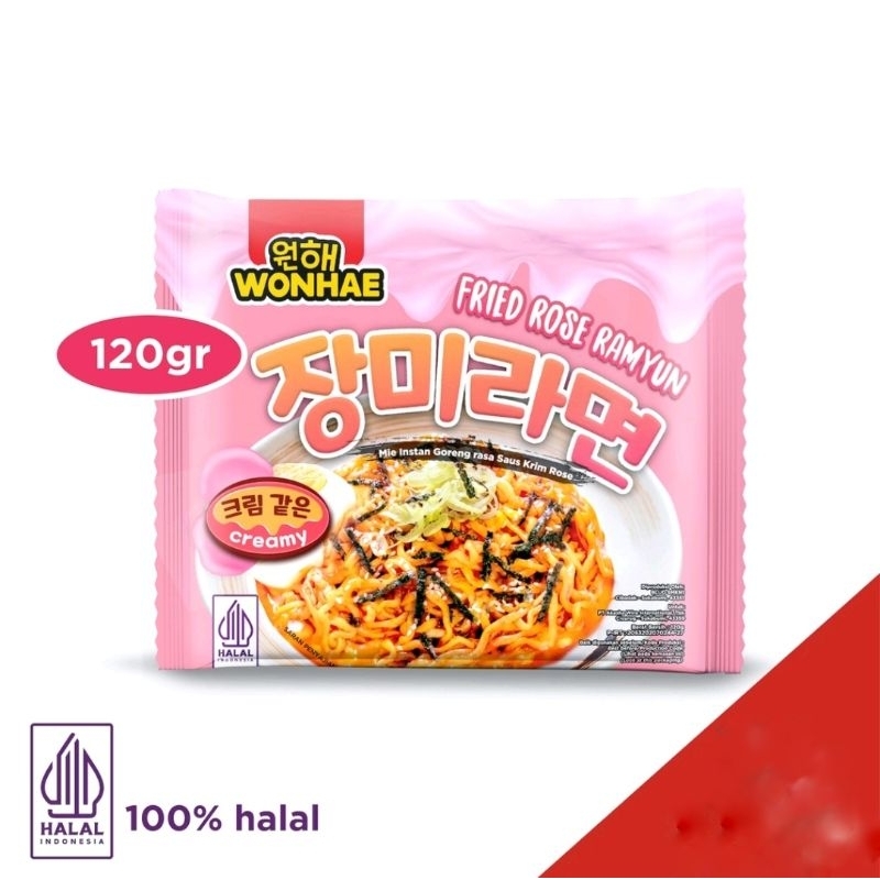 Jual MIE INSTAN MUJIGAE BY WONHAE FRIED ROSE RAMYUN 120 GR | Shopee ...