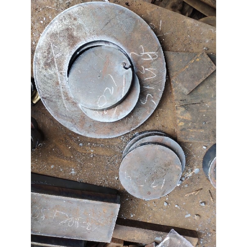 Jual Plat Besi 10 mm x Diameter 184 mm / lubang id 59 mm | Shopee Indonesia