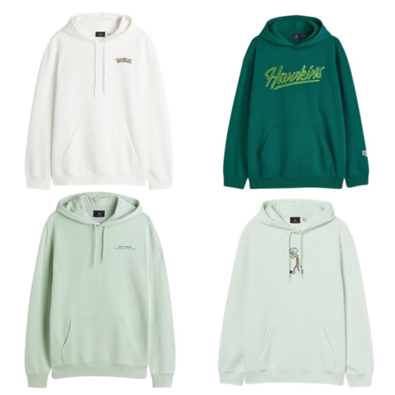 Jual HOODIE HM POKEMON/HAWKINS/LET IT BLOOM/SQUIDWARD | Shopee Indonesia