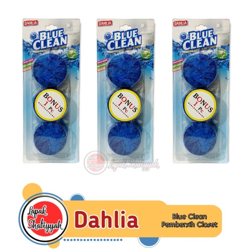 Jual Dahlia Blue Clean Pembersih Closet Free (2 pcs free 1pc) | Shopee ...