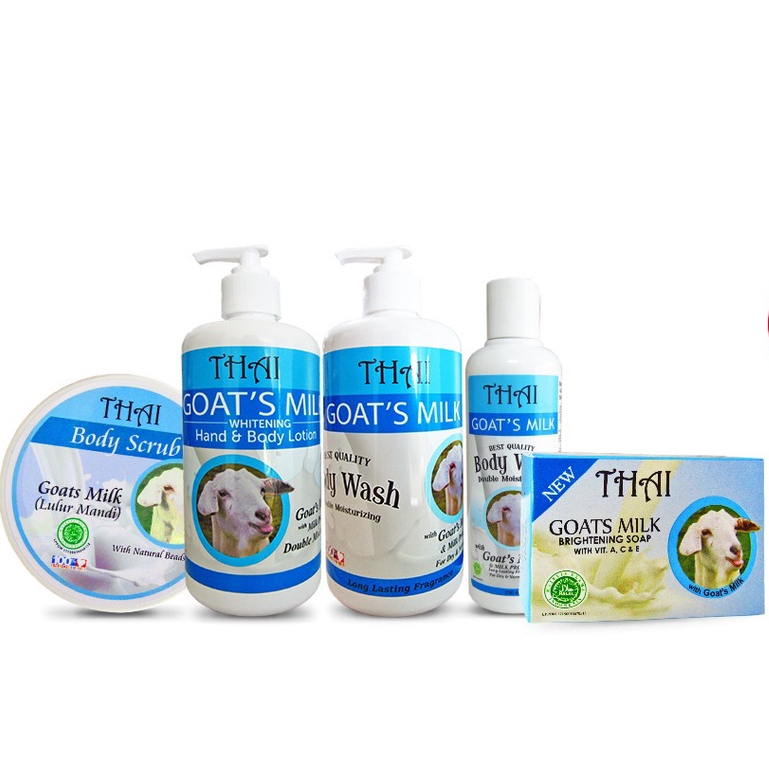 Jual Thai bar soap sabun goats milk 50 gr atau 130 gr | rice milk ...