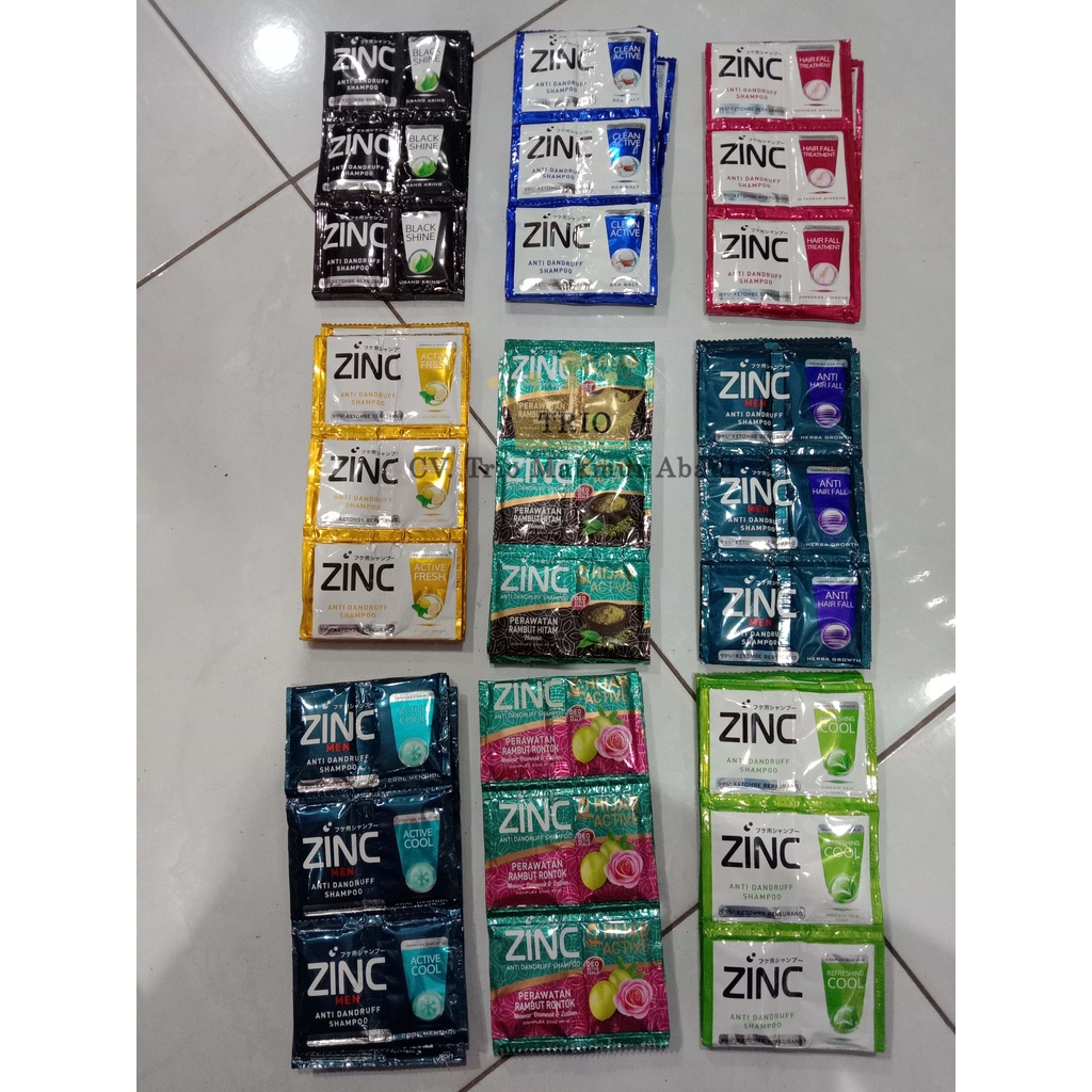 Jual Zinc Shampo Renteng | Shopee Indonesia
