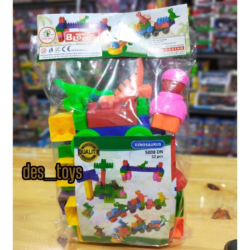 Jual MAINAN LEGO BALOK LEGO ORANG LEGO DINOSAURUS ISI 38PCS | Shopee ...