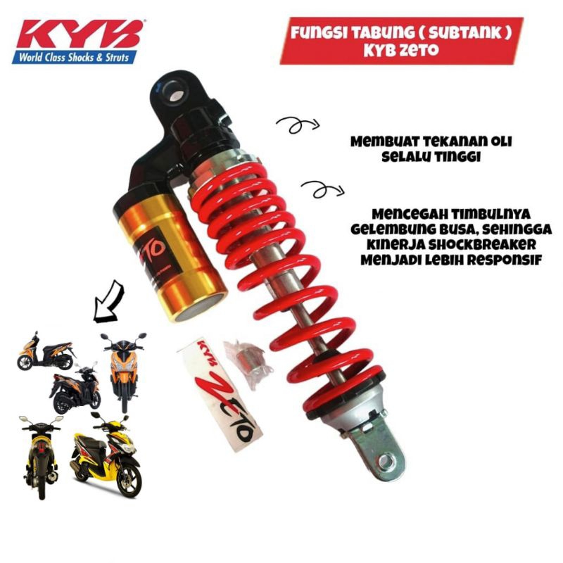 Jual SHOCKBREAKER SHOCK BELAKANG TABUNG MOTOR YAMAHA MIO FINO XEON LEXI YAMAHA MIO GEAR 125 ...