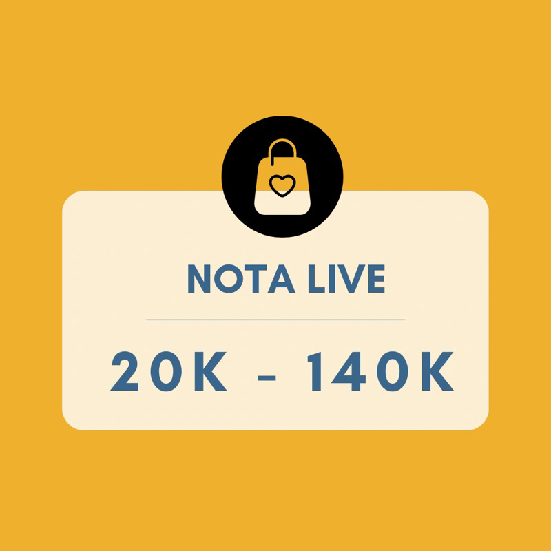 Jual NOTA LIVE CO 1KG (20 - 140rb) | Shopee Indonesia