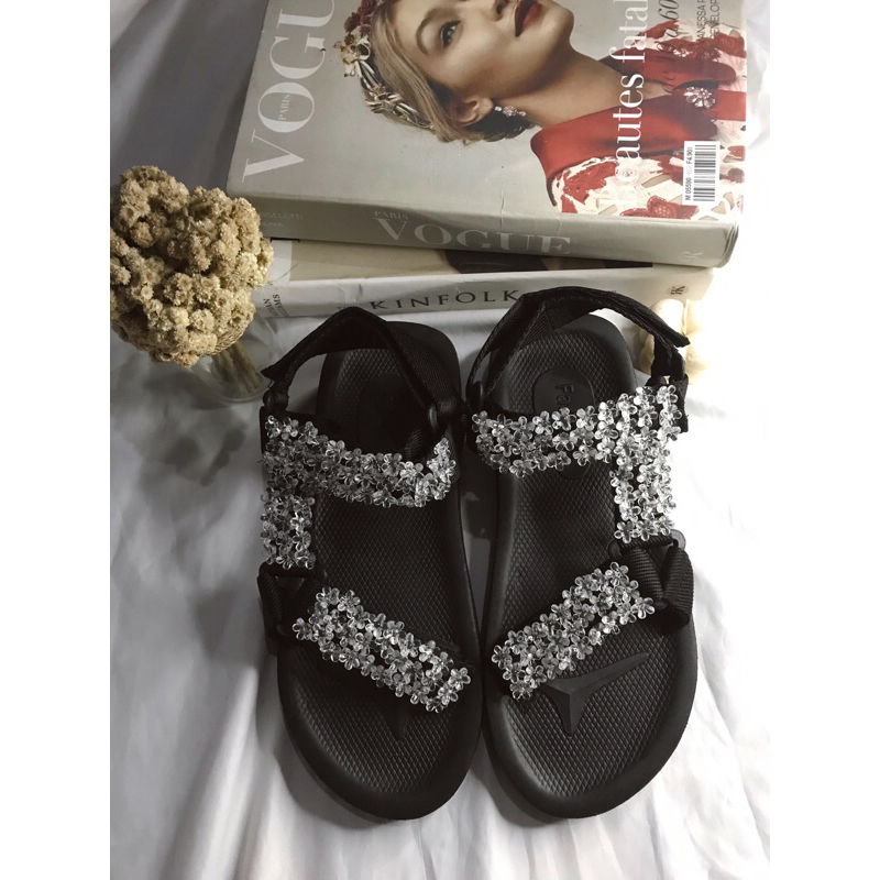 Jual Aline Sandal - Beads Custom Sendal Tali Wanita Manik Mote Untuk ...