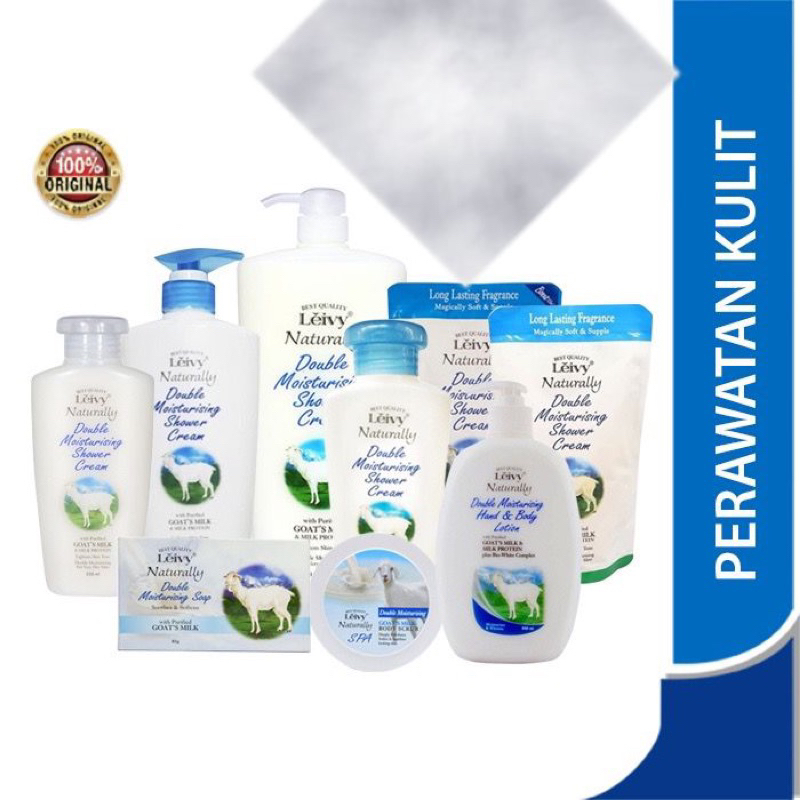 Jual Leivy Shower Cream Goat All Varian / Sabun Mandi / Leivy Naturally ...