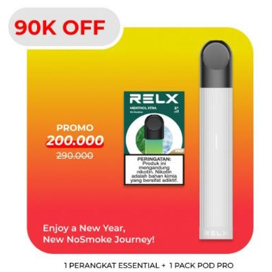 Jual RELX Bundle Essential White Device and Pod (Isi 1 Pod) | Shopee ...