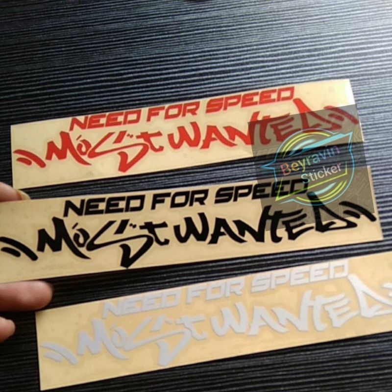 Jual STICKER MOST WANTED CUTTING | Shopee Indonesia