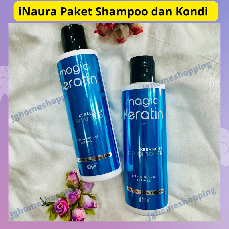 Jual Inaura magic magia keratin shampoo dan kondisioner | Shopee Indonesia