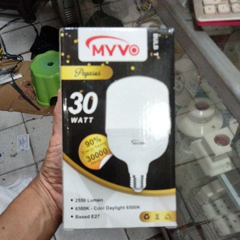 Jual LAMPU LED MYVO PEGASUS CAHAYA PUTIH FITTING E27 30W & 40W | Shopee Indonesia
