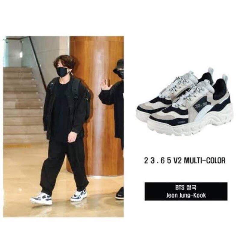 Jual [PRE ORDER] SEPATU BTS JUNGKOOK SHOES V2 23.65 MULTI COLOR SHOES ...