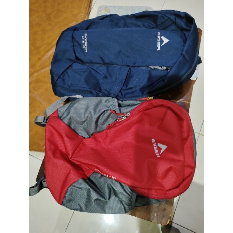 Jual Tas Eiger original 16L dan 18L | Shopee Indonesia