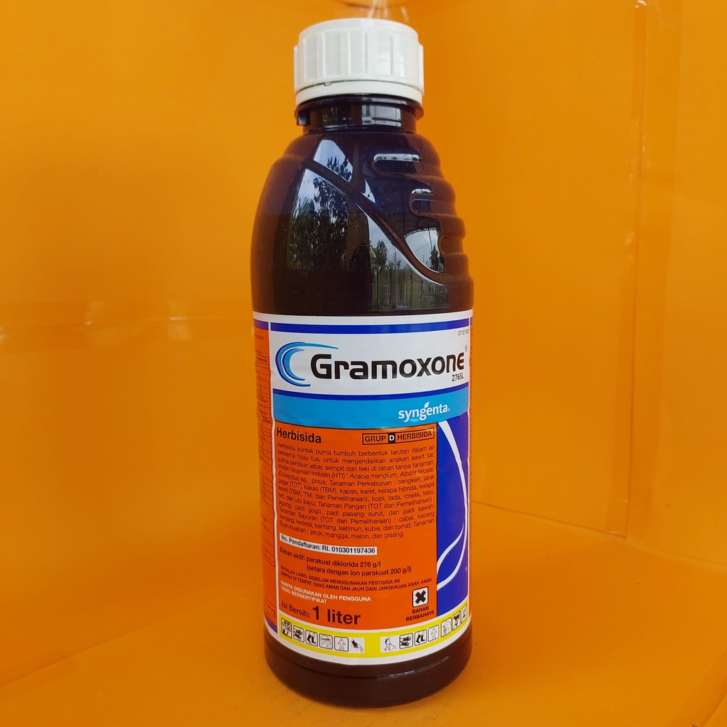 Jual GRAMOXONE 276SL HERBISIDA RACUN PEMBASMI RUMPUT & GULMA 1 LITER ...