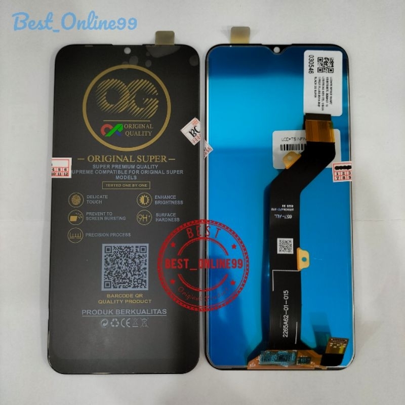 Jual LCD+TS INFINIX ITEL VISION 1 PRO/1+/SMART 5 BLACK OG SUPER ...