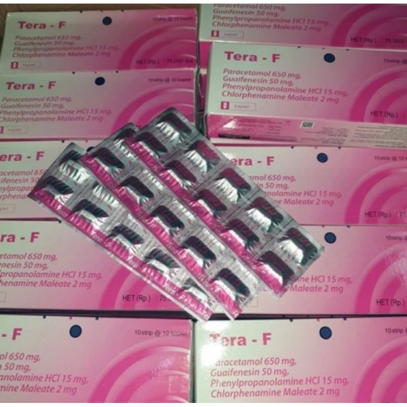 Jual Tera F Strip isi 10 Kaplet | Shopee Indonesia
