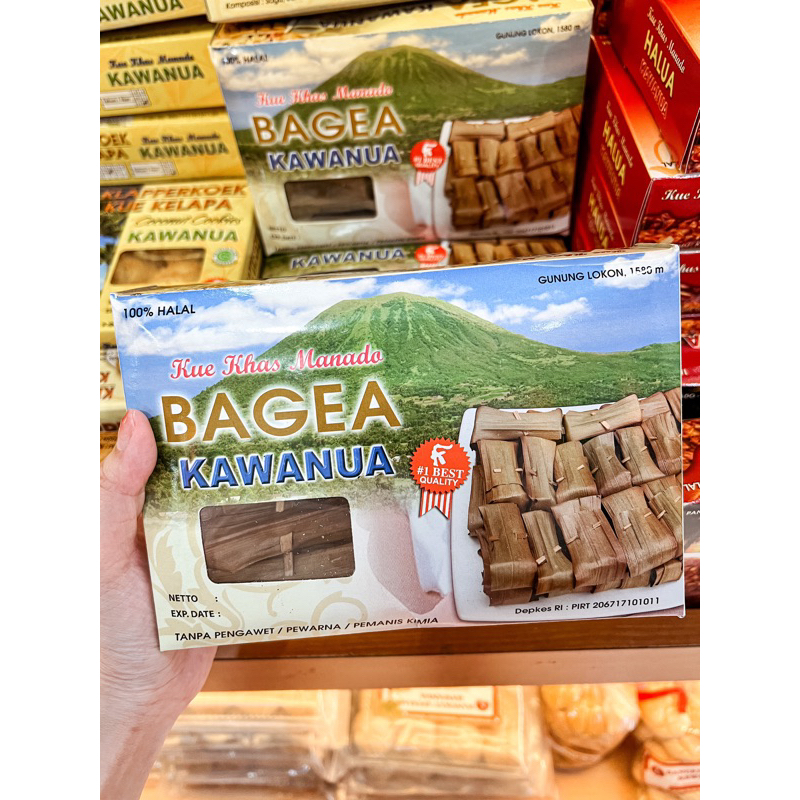 Jual Kue Bagea Kenari 340gr Khas Sulawesi Oleh Oleh Manado | Shopee ...