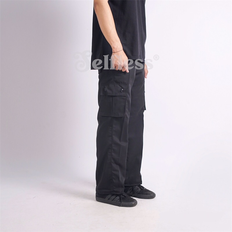 Jual Selfless - Celana Cargo Panjang Reguler Straight Loose Fit Standar ...