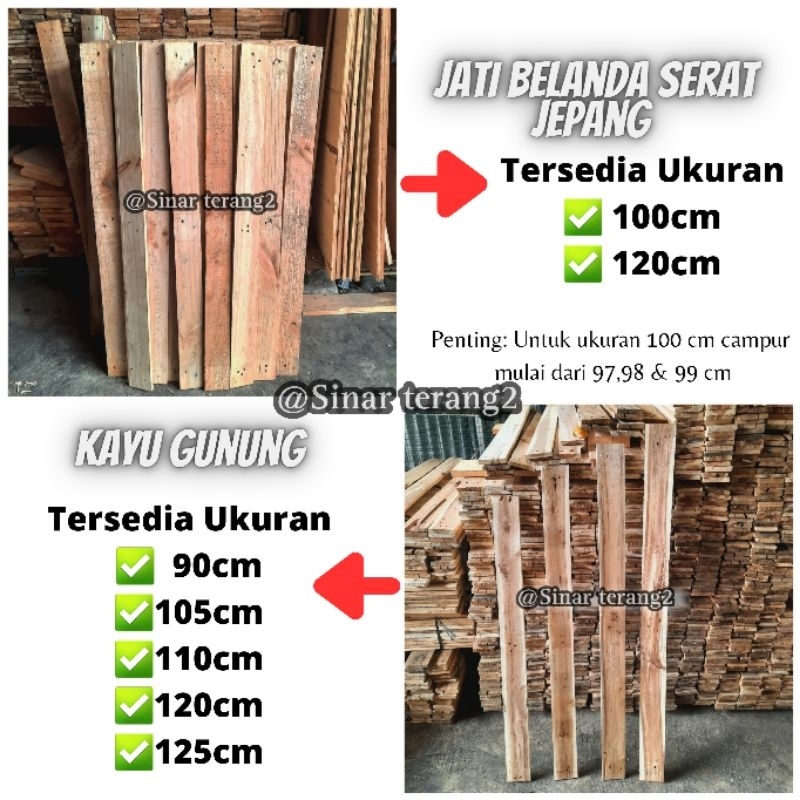Jual Kayu Palet Kayu Peti Kayu Packing Ukuran 90 - 125 cm | Shopee ...