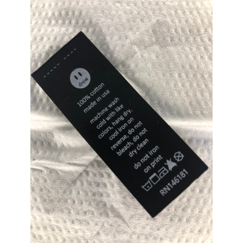 Jual DREW LABEL WASHTAG SUPER PREMIUM CO 1X DI KIRIM 600PCS | Shopee ...