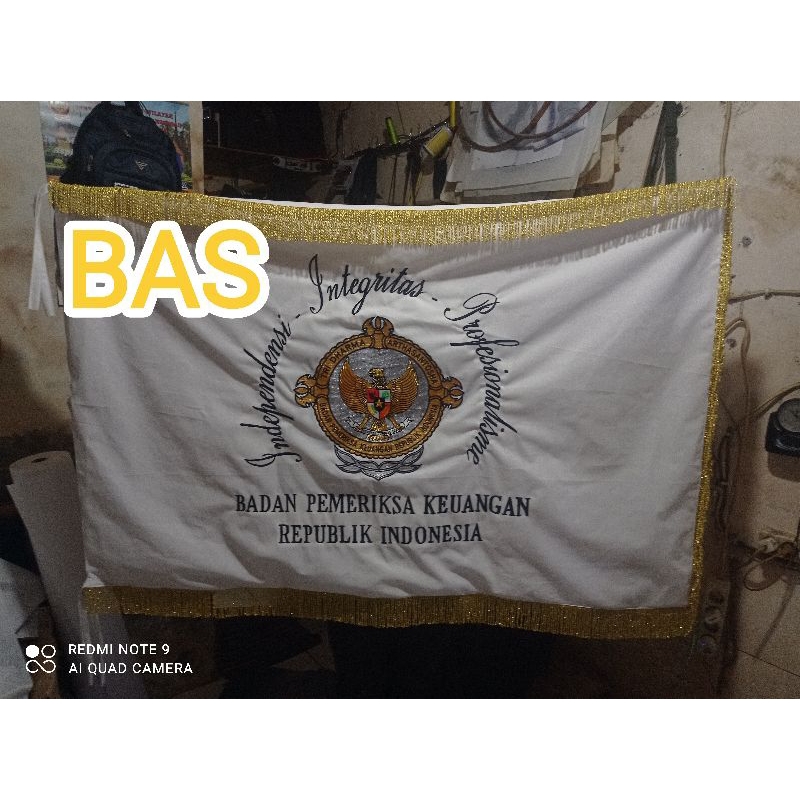 Jual BENDERA PETAKA LOGO BPK RI/BENDERA PETAKA RUANGAN/BENDERA BORDIR ...