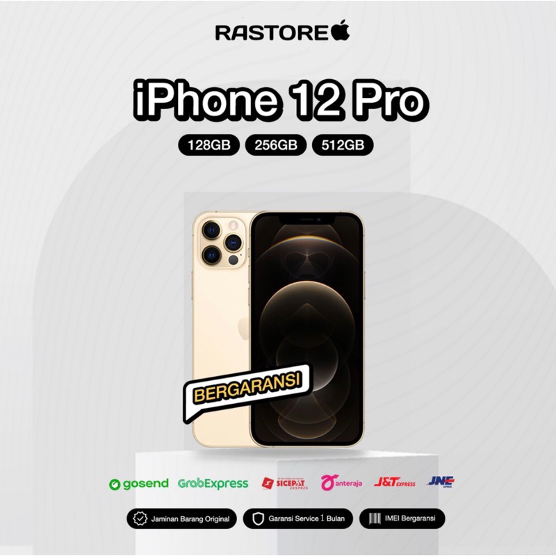 Jual Apple iPhone 12 Pro 128GB - 256GB Gold Original Second | Shopee ...
