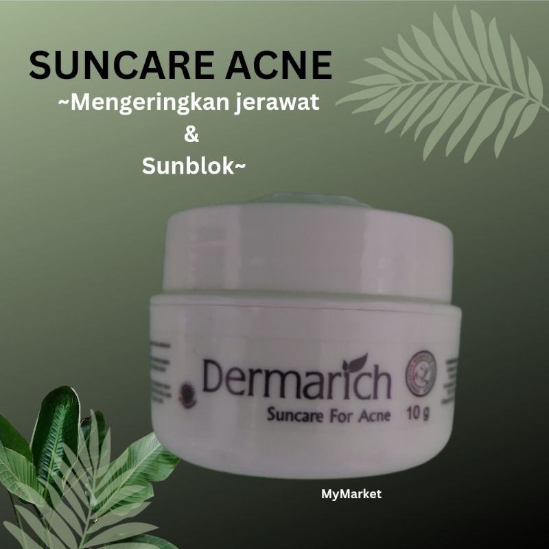 Jual DERMARICH SUNCARE ACNE SUNBLOK JERAWAT | Shopee Indonesia