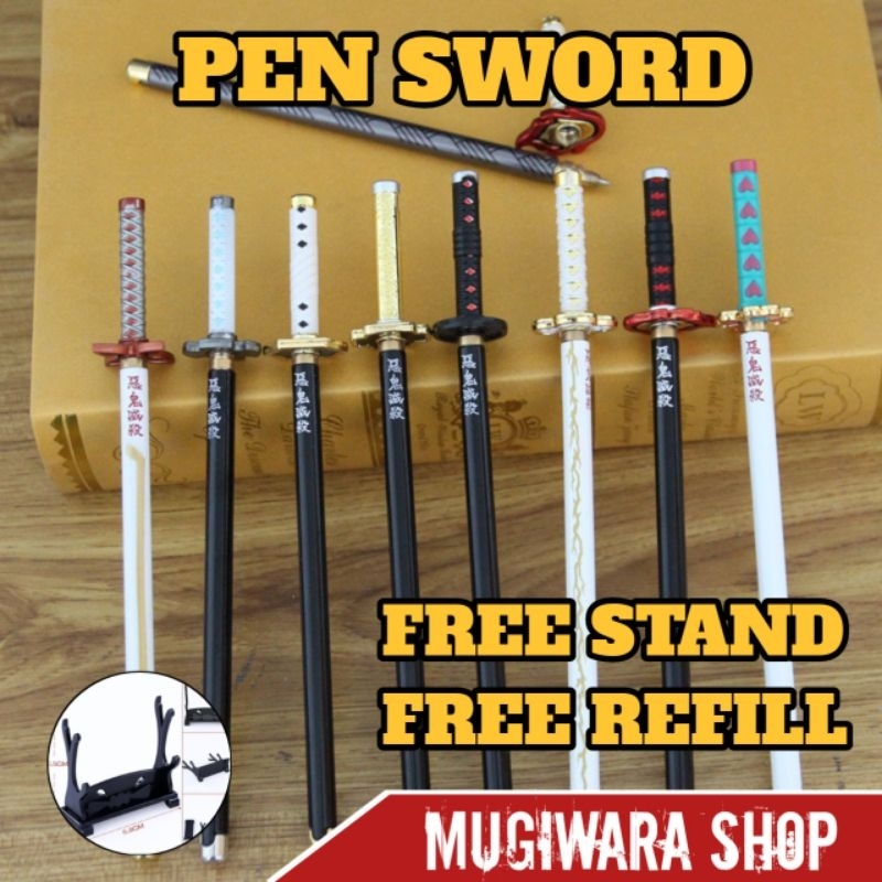 Jual Pena Nichirin Anime Demon Slayer Kimetsu no Yaiba Sword Pen Pulpen ...