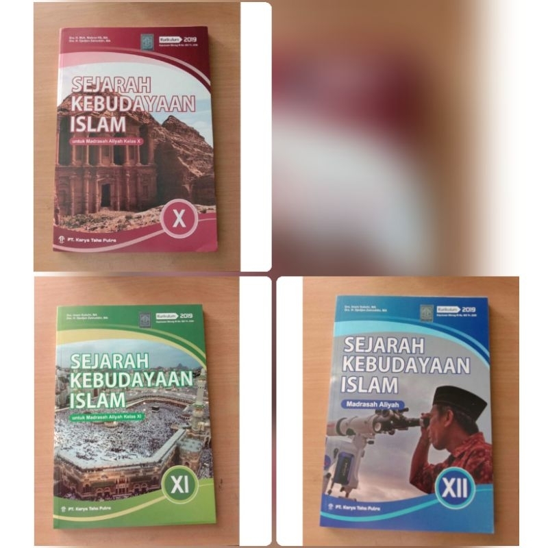 Jual Pelajaran SKI (Sejarah Kebudayaan Islam) Kelas 10,11,12 Ma Edisi Revisi (Toha Putra ...