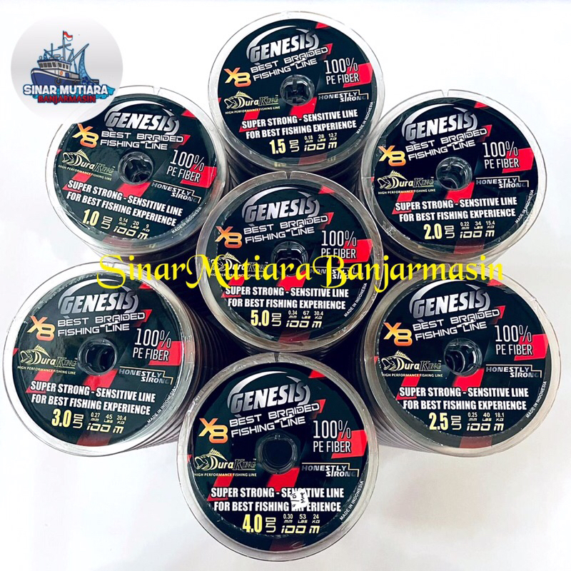 Jual Pe Duraking Genesis X8 & X9 100M (MULTICOLOUR) | Shopee Indonesia